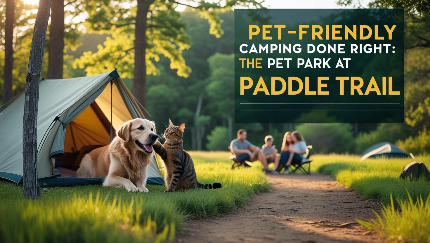 Pet-Friendly Camping at Paddle Trail